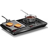 Amazon.com: Nuwave Double Induction Cooktop, Powerful 1800W, 2 Large 8 ...