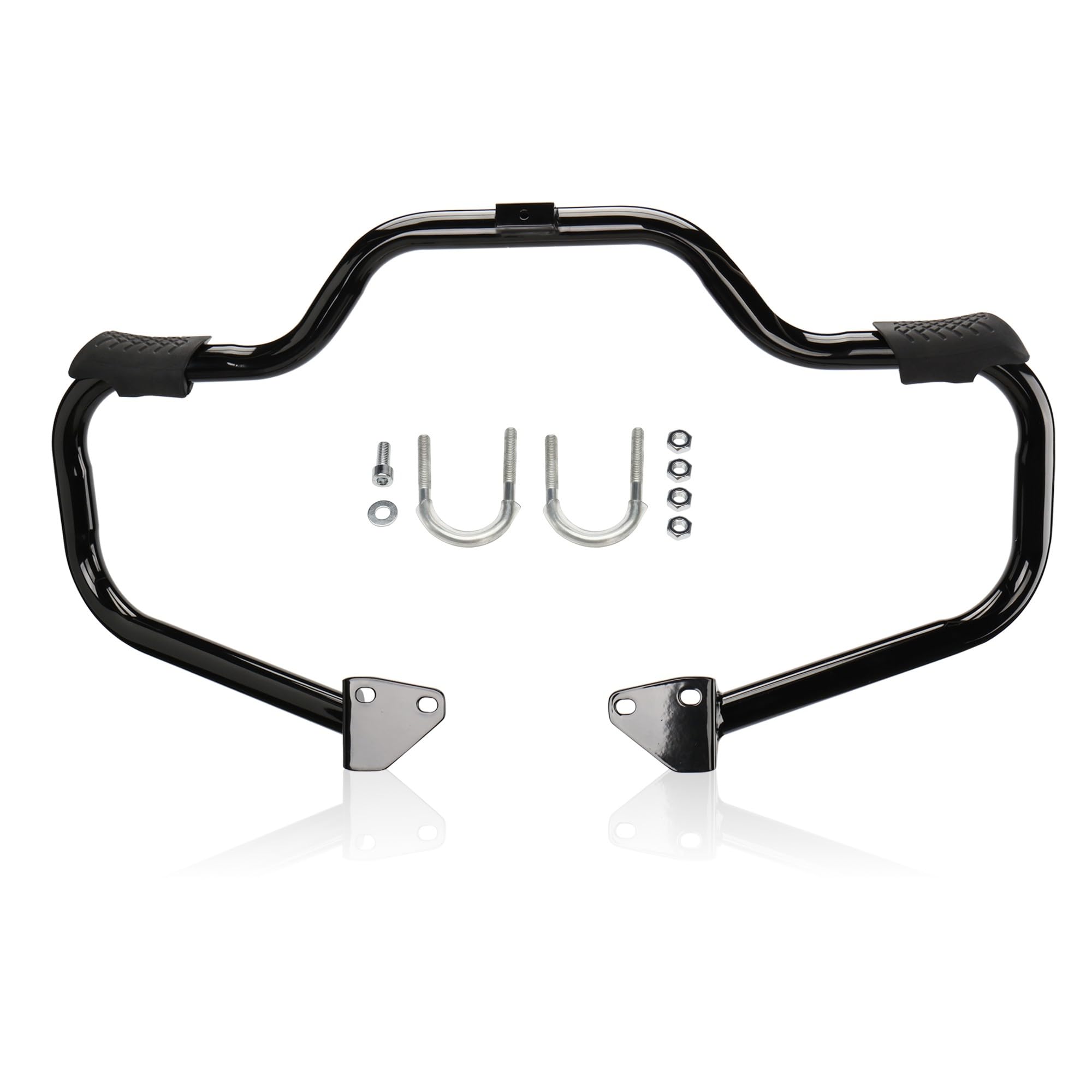 MoKitDora Dyna Engine Guard Highway Rail Mustache Crash Bar 1.25" Fat ...