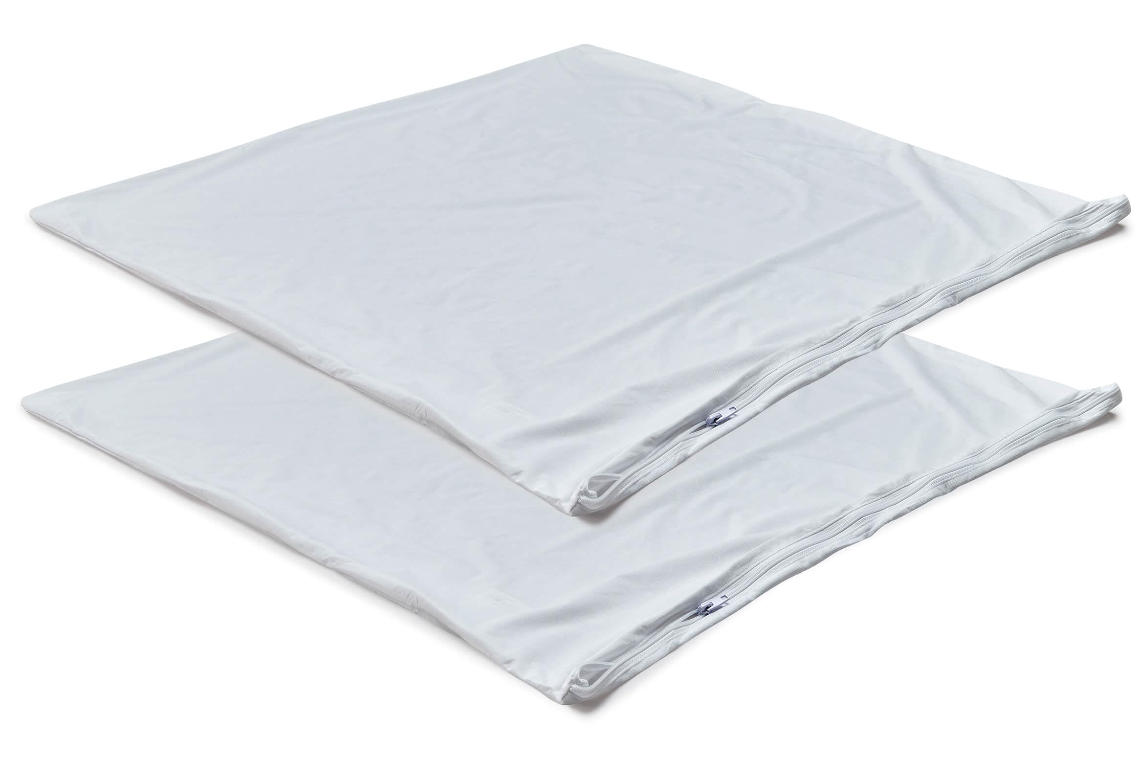 Waterproof Down Feather Proof Euro Pillow Protectors pack of 4 queen ...