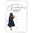 Amazon.com : bxtala Female Graduation Invitations with Envelopes ...