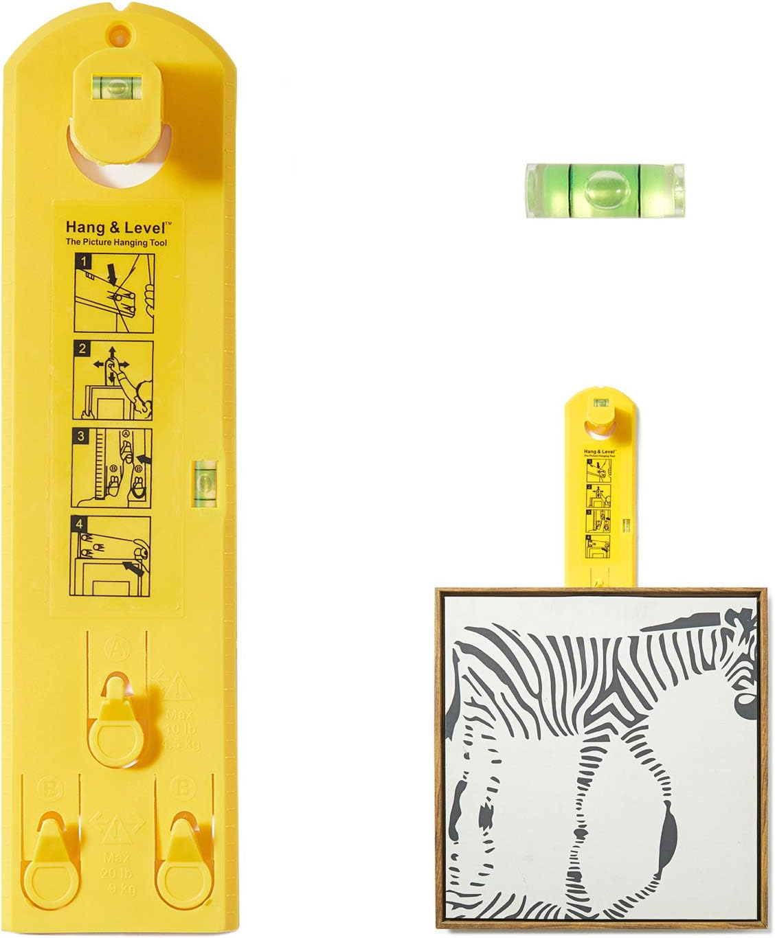 Picture Hanging Tool Portable Picture Hanger Levels Marking Tool Mini ...