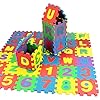 KCPer Kids 36 Piece Alphabet And Numeric Play Mat Set Colorful Floor ...