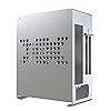 Mini-ITX Case Aluminum, Desktop Computer Case Silver Color, Gaming PC ...