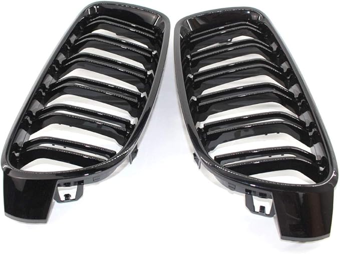Front Kidney Grill Grilles, Glossy Black, M Colour, F30 F31, 3 Series ...
