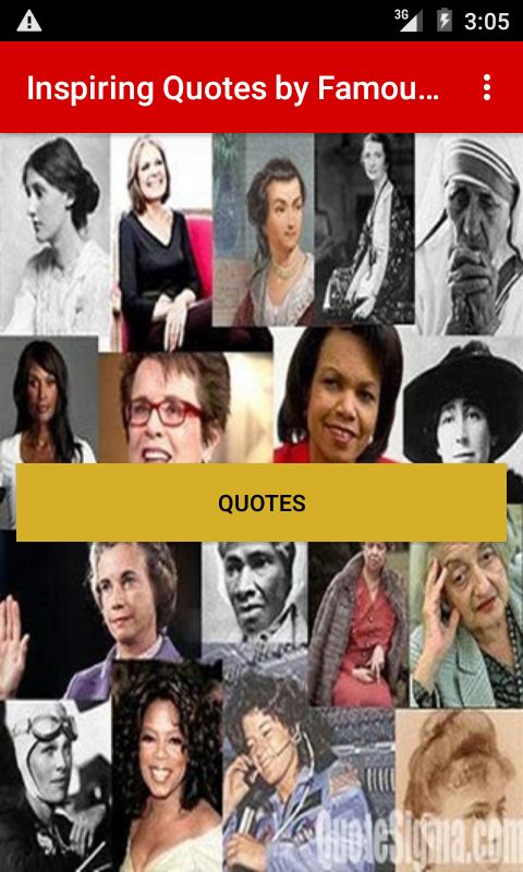 Inspiring Quotes by Famous Female Personalities:Amazon.com:Appstore for ...