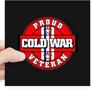 Amazon.com: CafePress Proud Cold War Veteran Square Sticker 3 X 3 ...