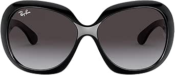 Amazon.com: Ray-Ban Women's RB4098 Jackie Ohh II Butterfly Sunglasses ...