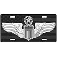 Amazon.com: USAF Command Pilot Wings License Plate Decor Car Front ...