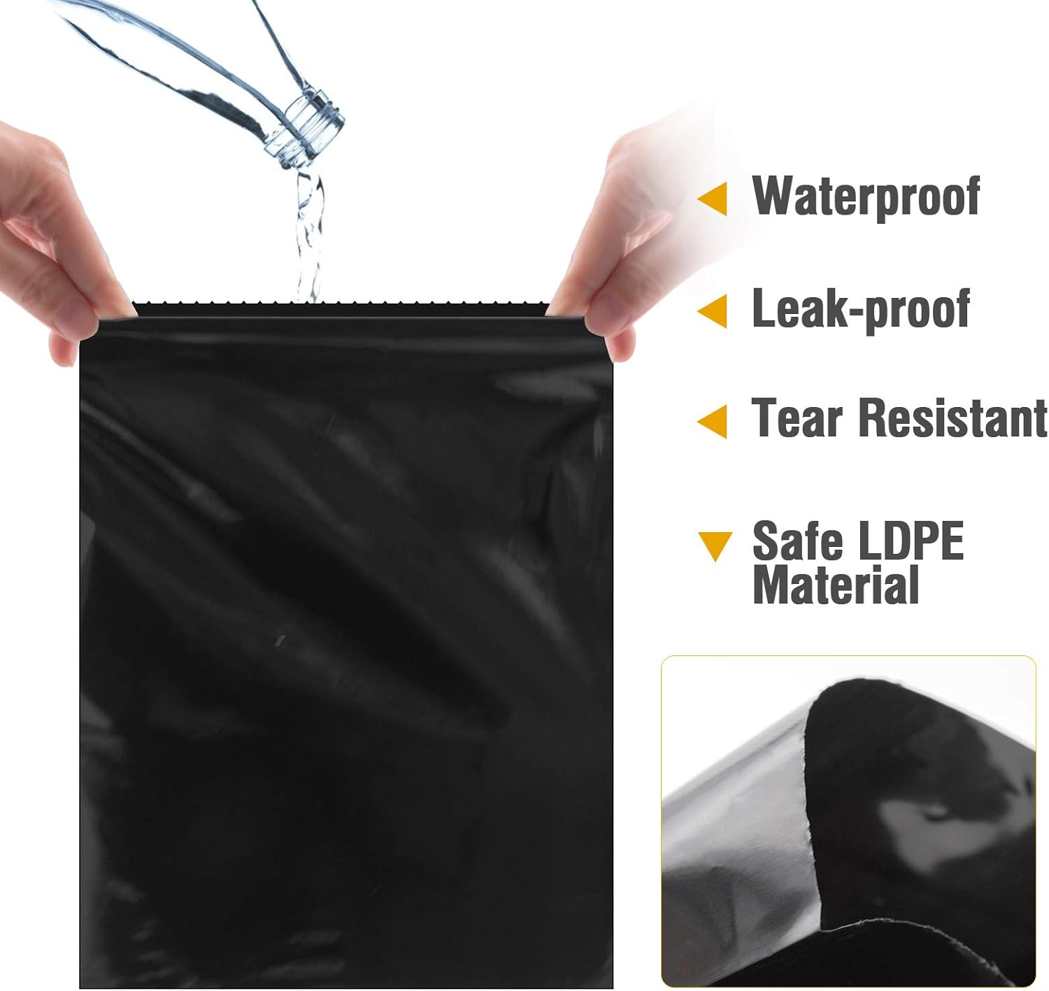 Car Rubbish Bin Upgraded, BOSAI Aluminum Metal Auto trash Bag with 20 ...