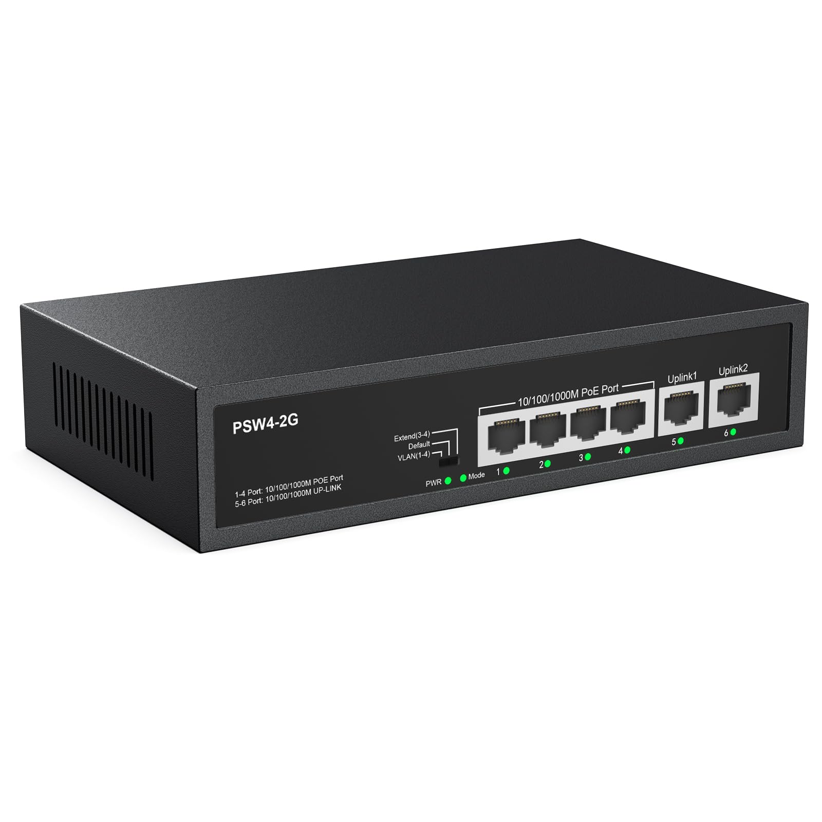 Mua 6 Port Gigabit PoE Switch Unmanaged, 4 Port PoE+ Power Over ...