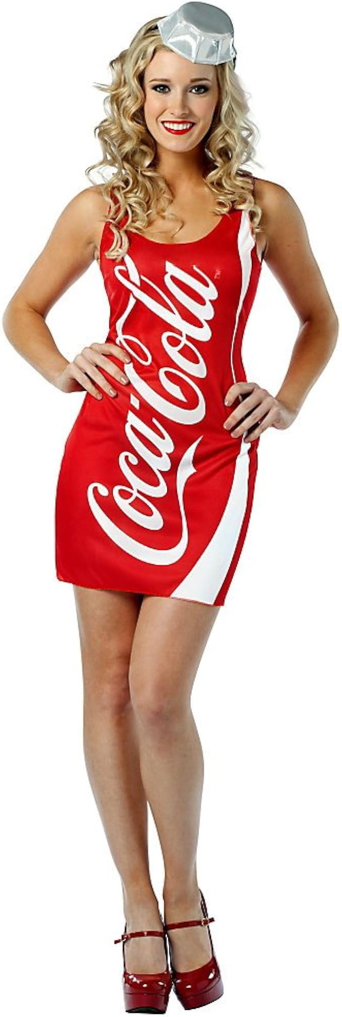 Amazon.com: Rasta Imposta Coca-Cola Tank Dress, Red, Adult 4-10: Clothing
