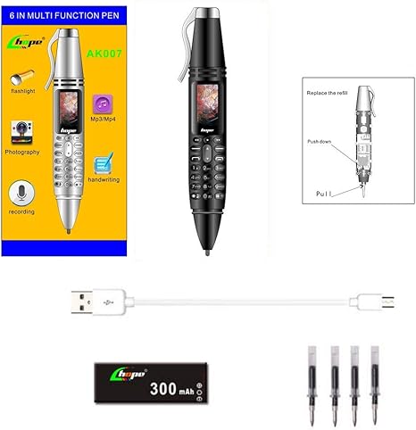Multifunction Camera Mobile Pen Hope AK007 -Silver » Gadget mou