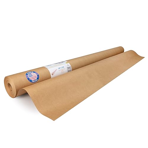 IDL Packaging 48" x 1800" (150 feet) - Brown Kraft Paper Roll - 50lb ...