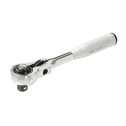 TONE Short Swivel Ratchet Handle (Socket Hold Type) RH3VHS 3/8" Inch ...