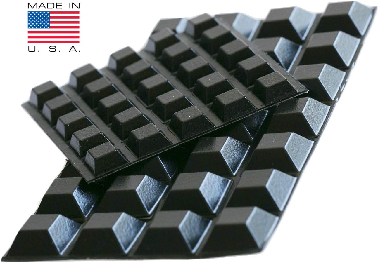 Black Rubber Feet (53 Pack) Self Stick Bumper Pads - Made in USA ...
