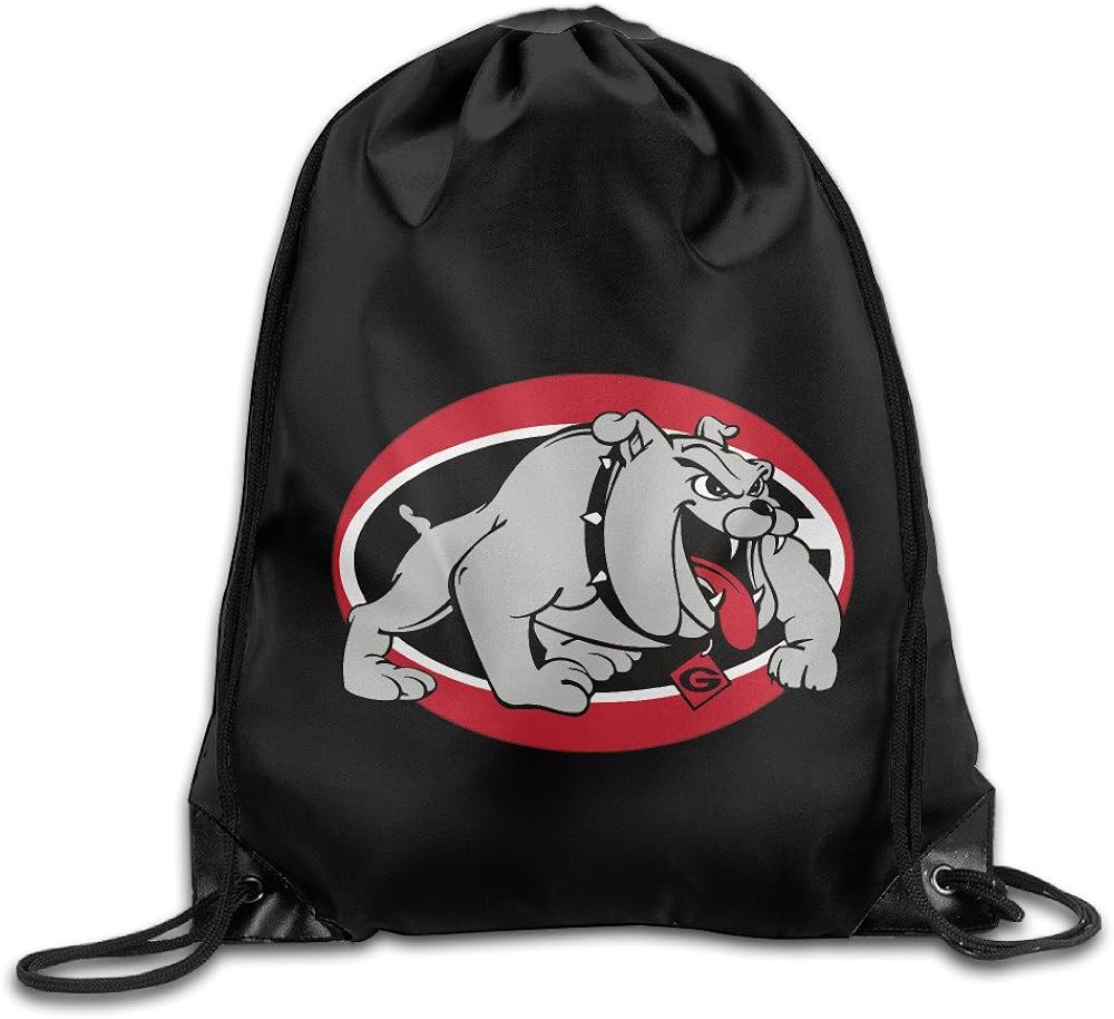 Georgia Bulldogs UGA Logo Sport Backpack Drawstring Print Bag : Amazon ...