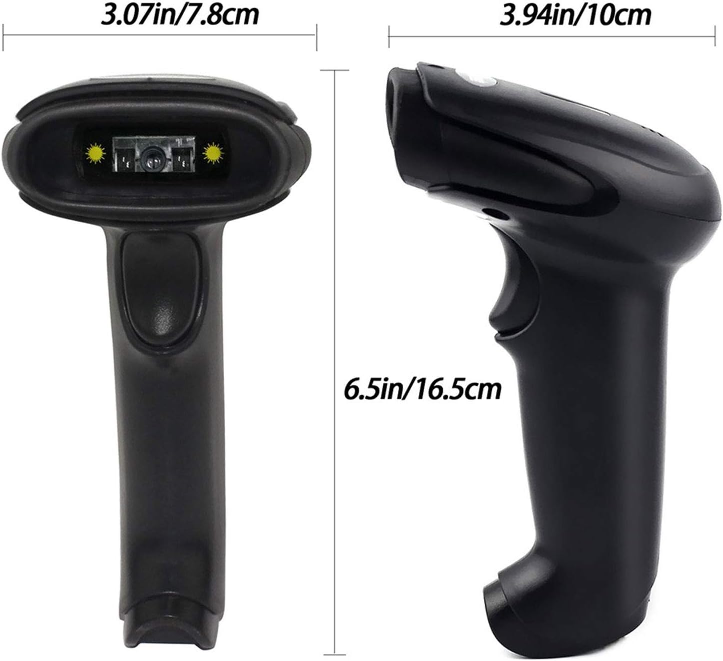 CCD Barcode Scanner USB,symcode Handheld 1D CCD USB Wired Barcode ...