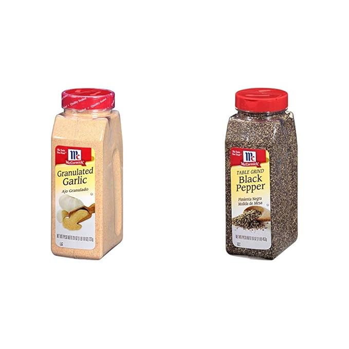 Amazon.com : McCormick Table Ground Black Pepper, 16 oz with McCormick ...