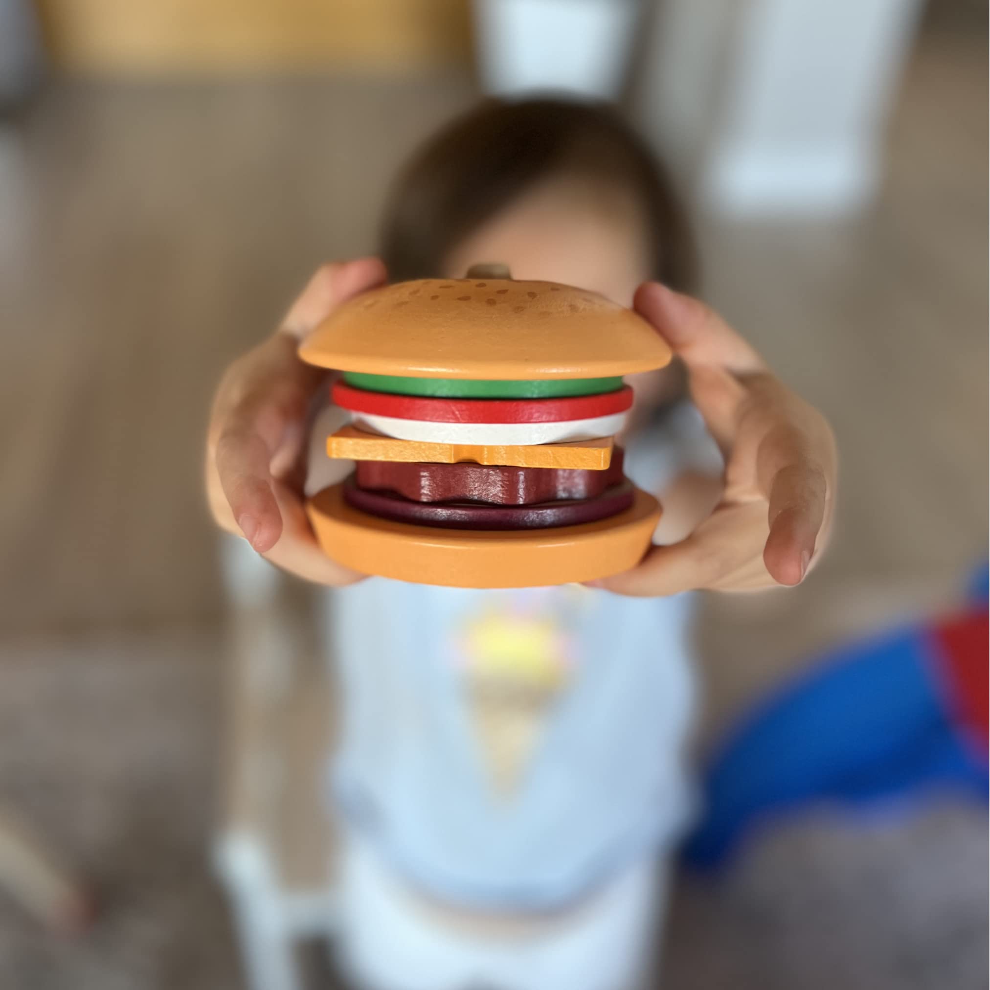 Mua Stacking Hamburger Toy, Create a Burger Sequencing Stacker, Food ...