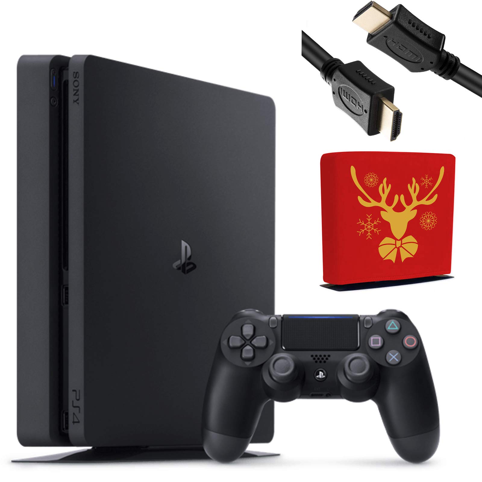 Buy Sony Console Playstation 4-1TB Slim Edition Jet Black - PS4 with 1 ...