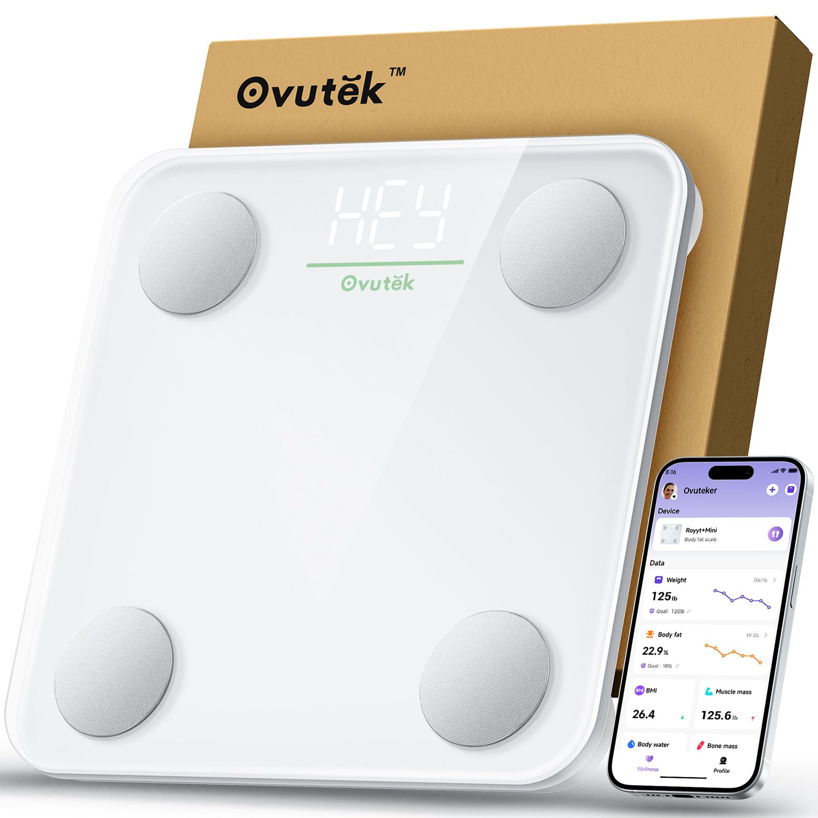 Mua Smart Scale for Body Weight, Bathroom Digital Weighing Machine for ...