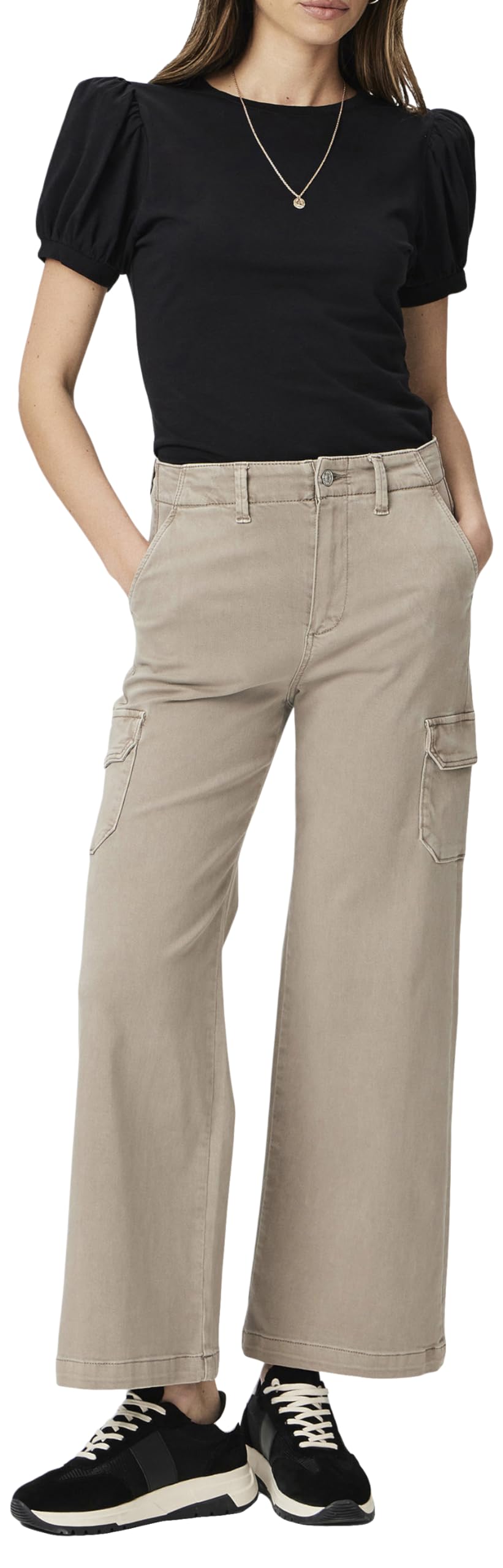 PAIGE Women's Carly Cargo W Pockets, Vintage Moss Taupe for sale | Mesa ...