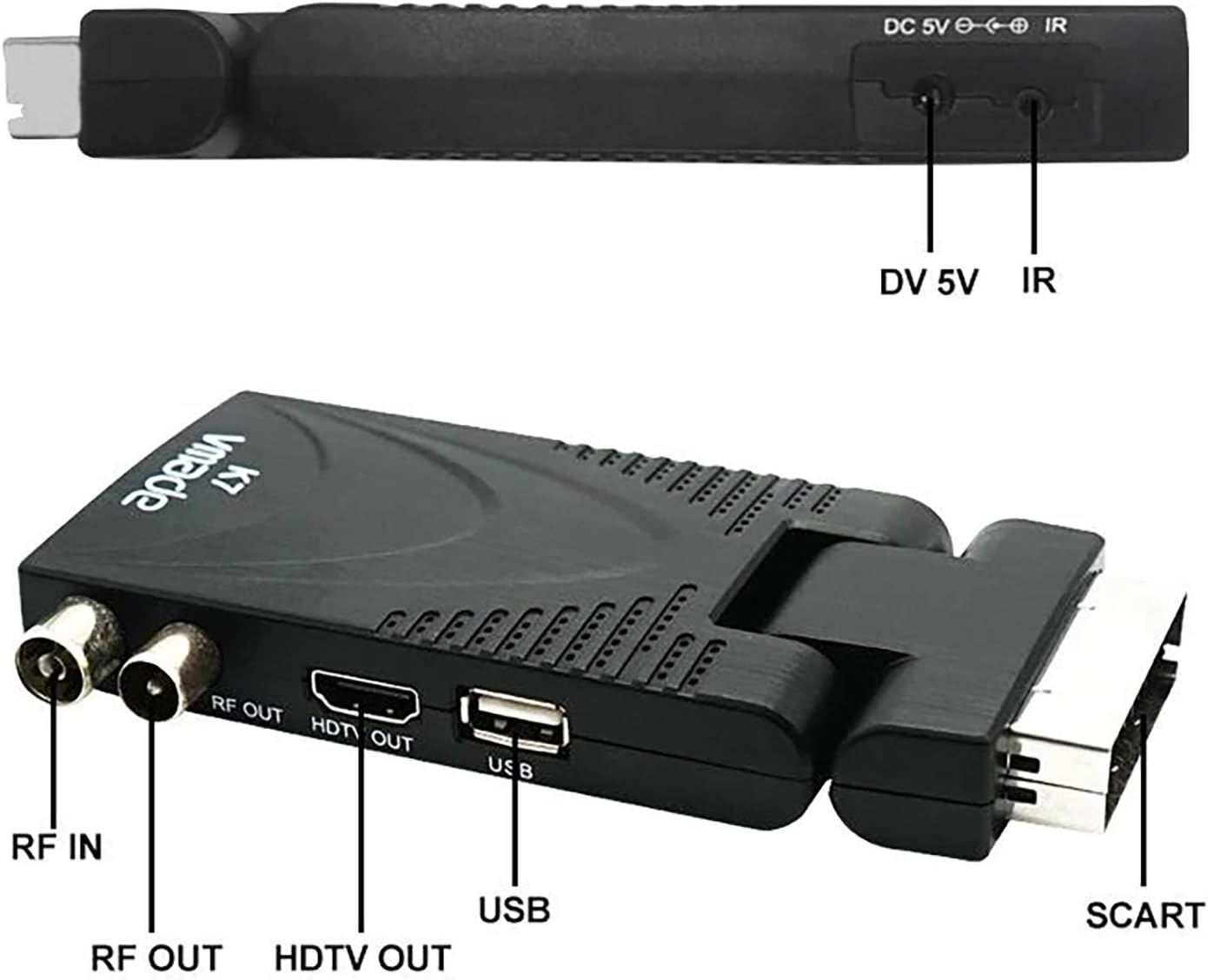 Ricevitori TV Decoder Digitale Terrestre HD Mini DVB-T2 Hevc H.265 10 ...