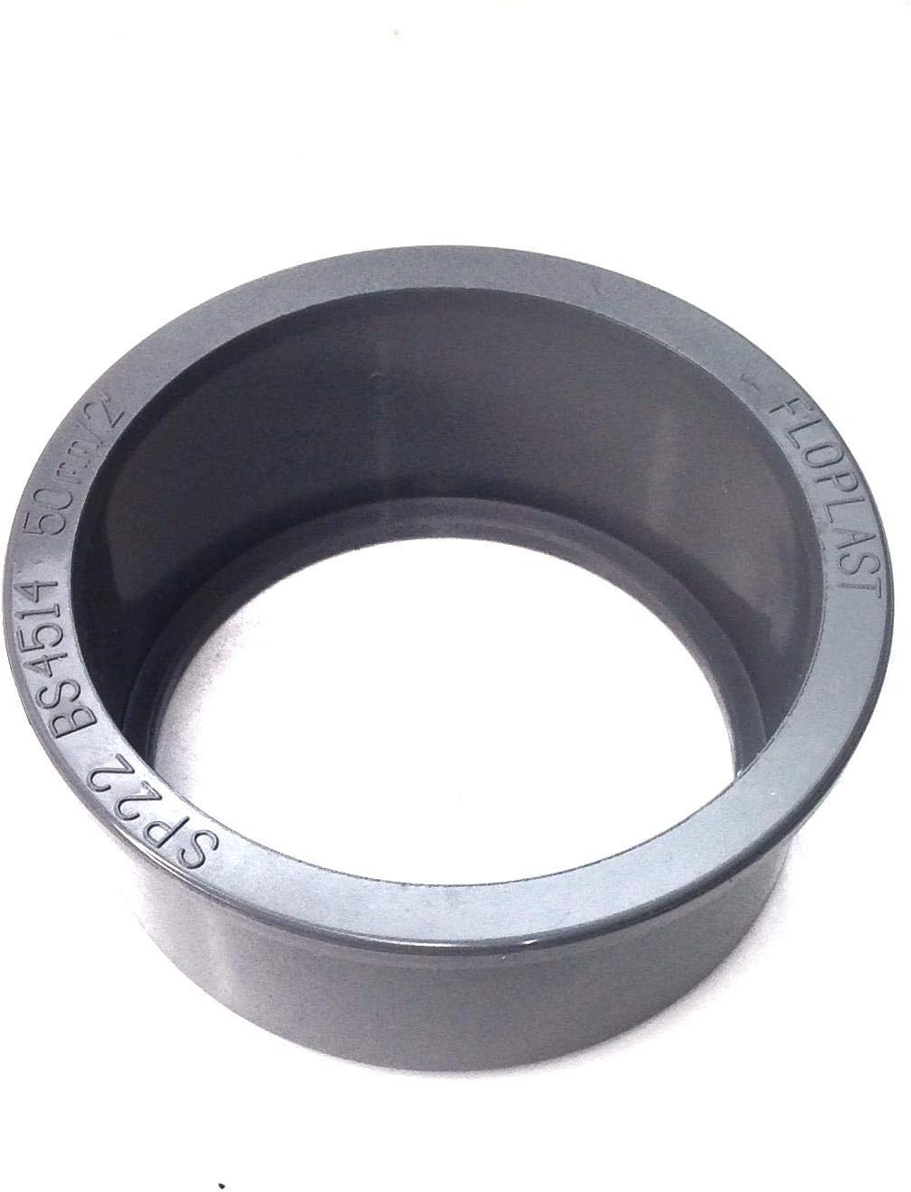 FLOPLAST Waste Pipe Boss Adaptor - Solvent 50mm (56mm) - Bag of 5 ...