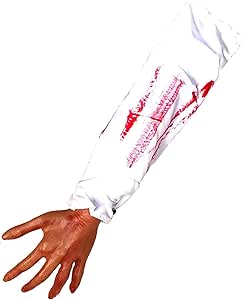Amazon.com: Bimkole Halloween Broken Arm Fake Human Arm Hands Realistic ...
