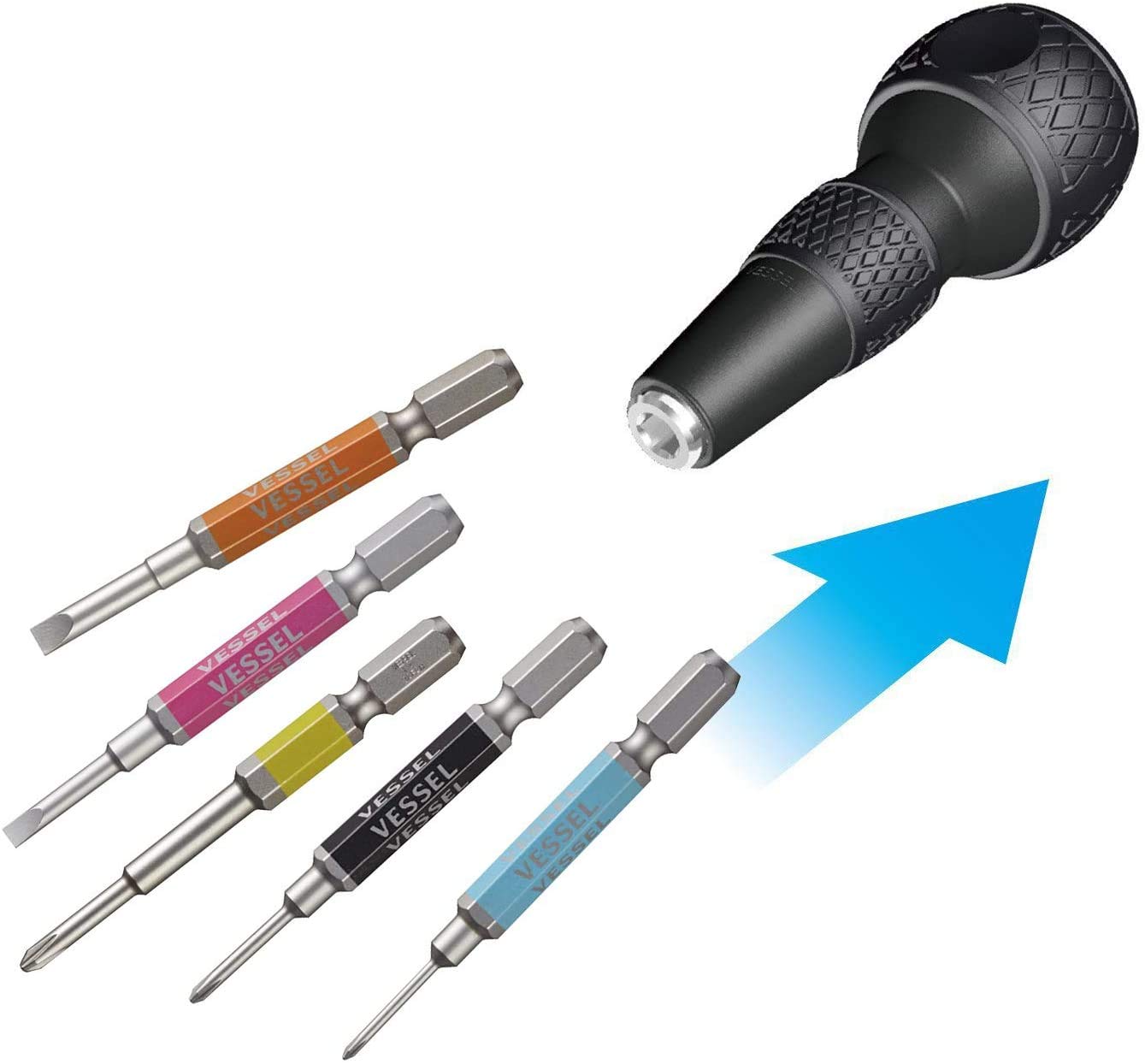 Mua Vessel Ball Grip Replacement Screwdriver Set No.220W-3 & Precision Bit trên Amazon Nhật ...