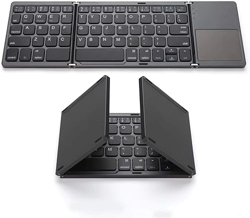 Gimibox Foldable Bluetooth Keyboard, Pocket Size Portable Mini BT ...