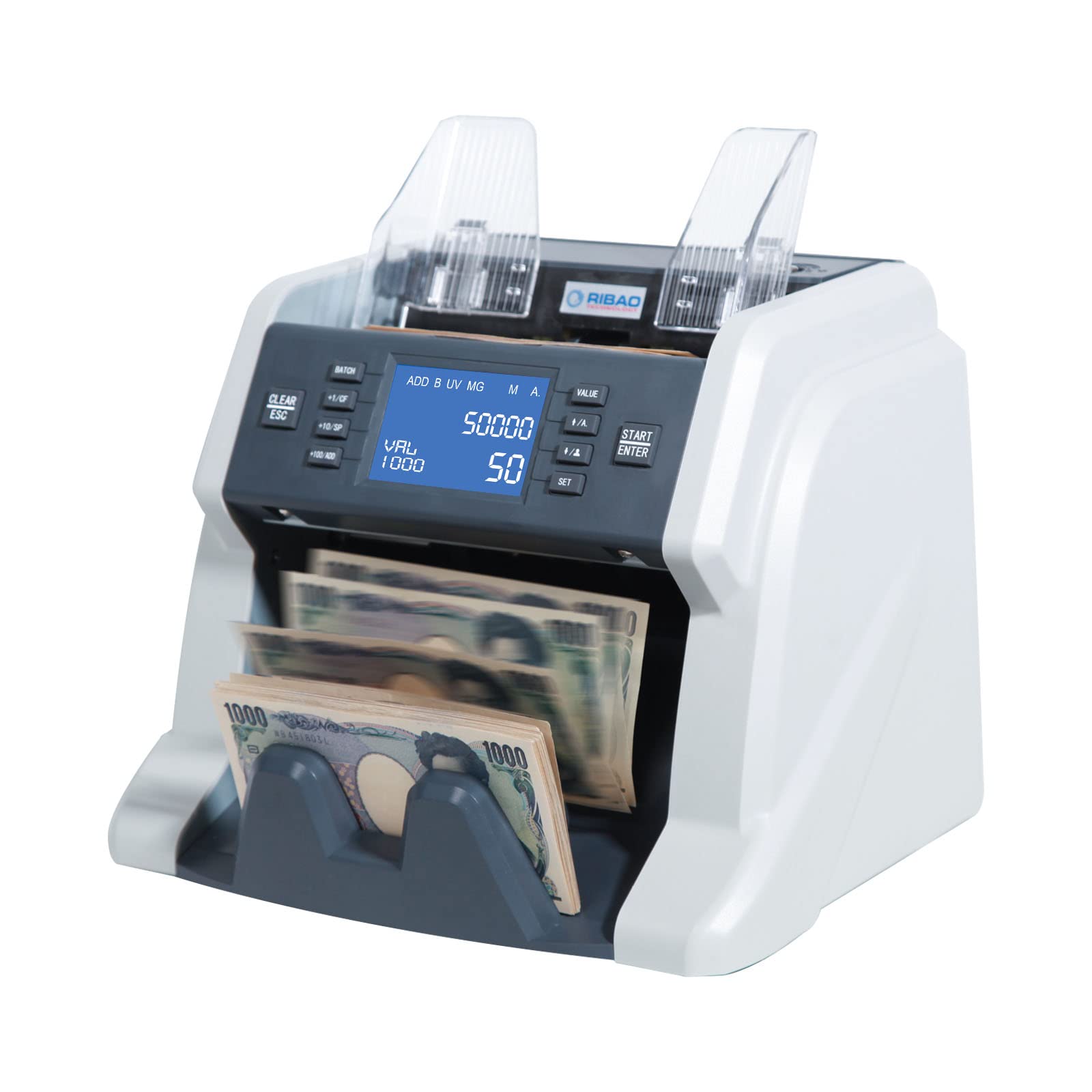 Mua RIBAO BC-35 Banknote Counter Machine, Preset Value Bank Note ...