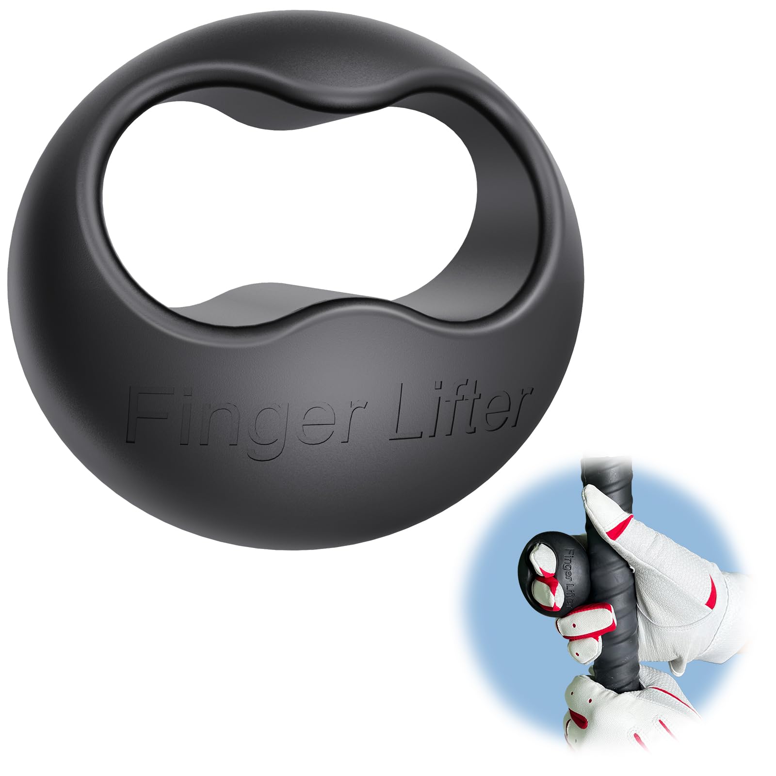 Finger Lifter Grip for Baseball & Softball Pro Batters Two Finger Grip ...