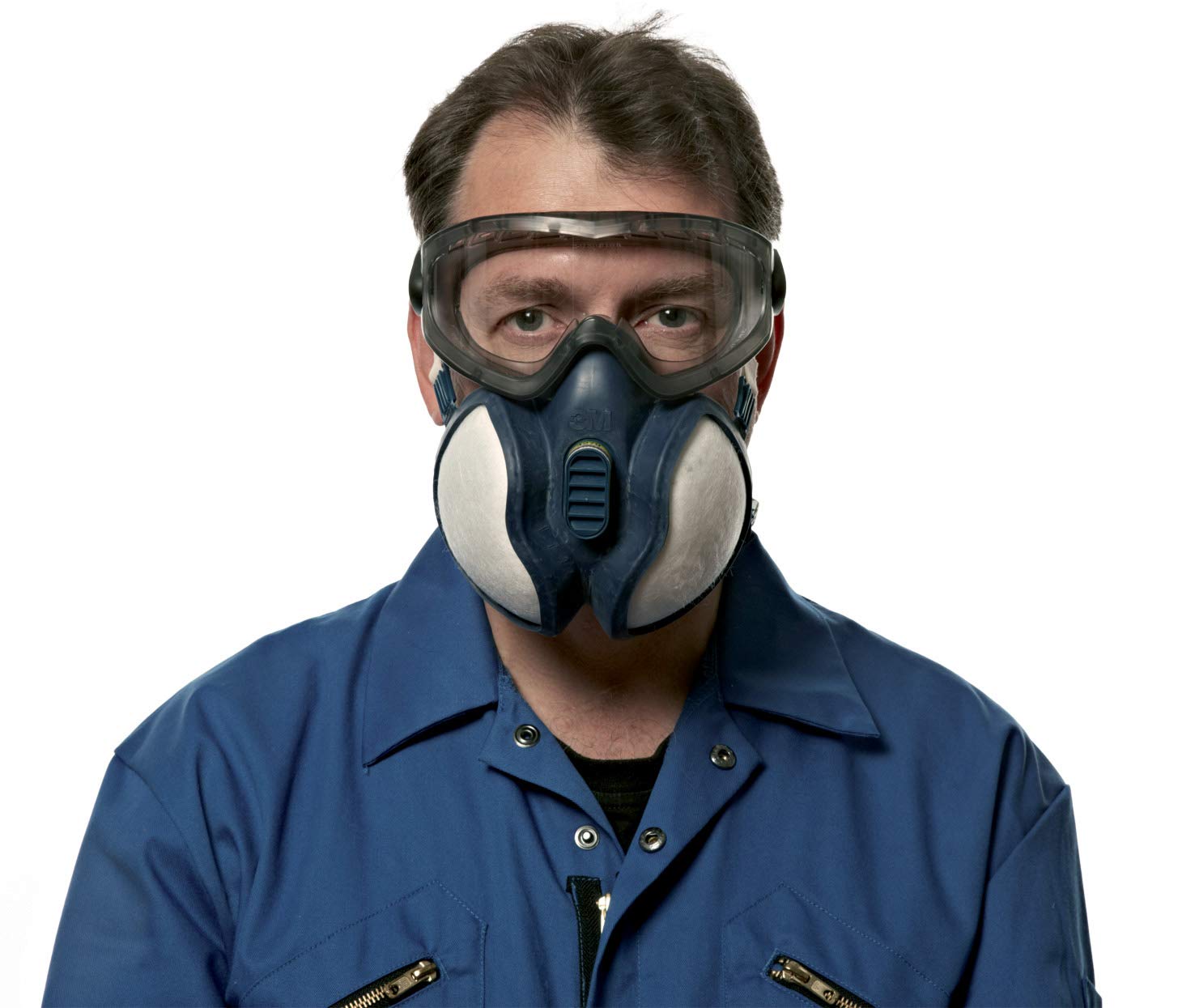 3M Chemical Respirator 4279+, ABEKP3, Maintenance Free Half-Mask ...