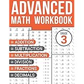 4th Grade Advanced Math Workbook: Addition, Subtraction, Multiplication ...