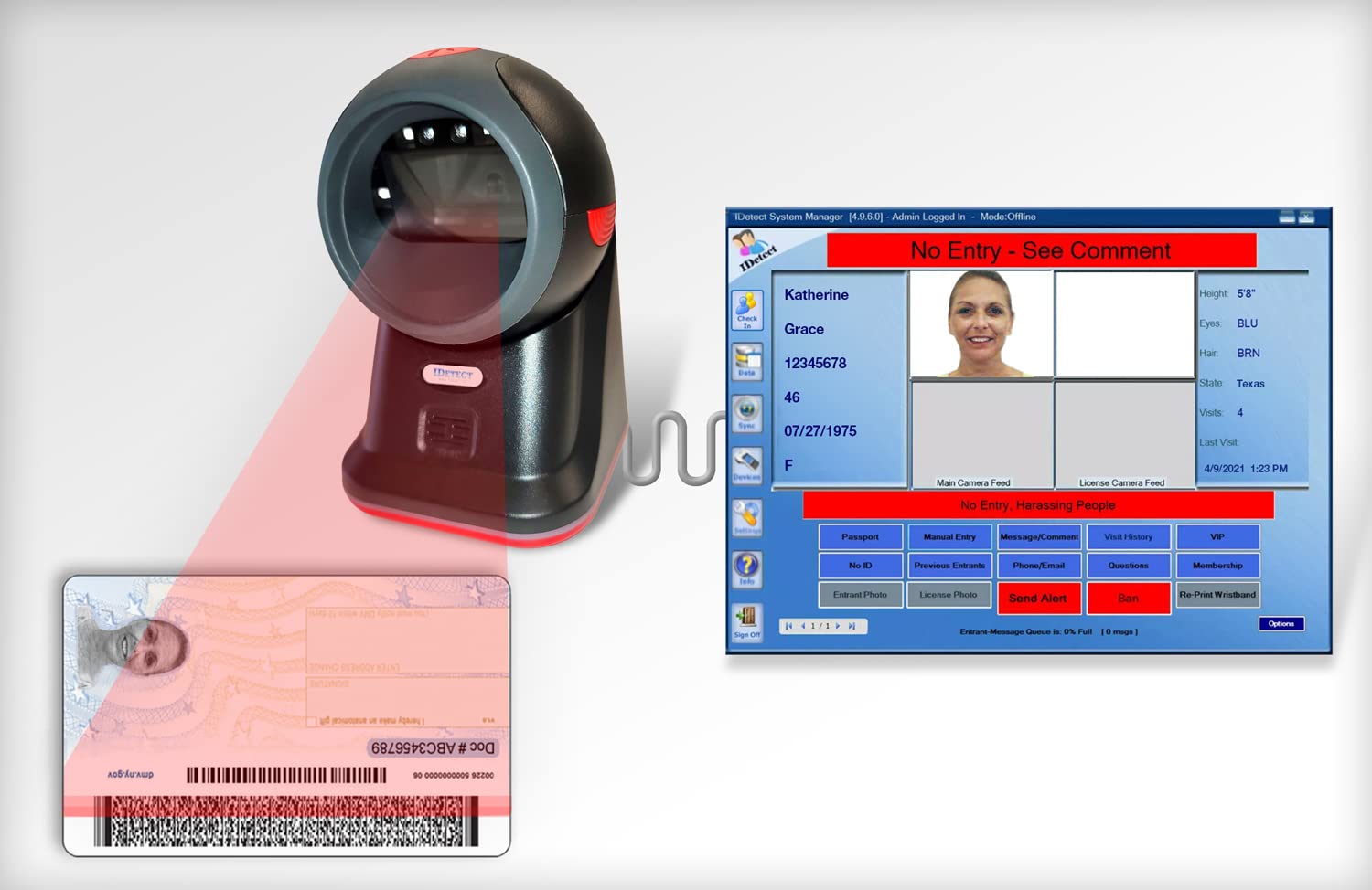 Mua IDetect ID Scanner - Age Verification ID Scanner for Bars and Clubs ...