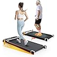 Amazon.com : AKLUER Walking Pad with Incline - Dual-Sided 2 in 1 Under Desk Treadmill with ...