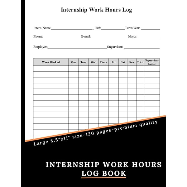 Free Internship Timesheet Template - FREE Printables