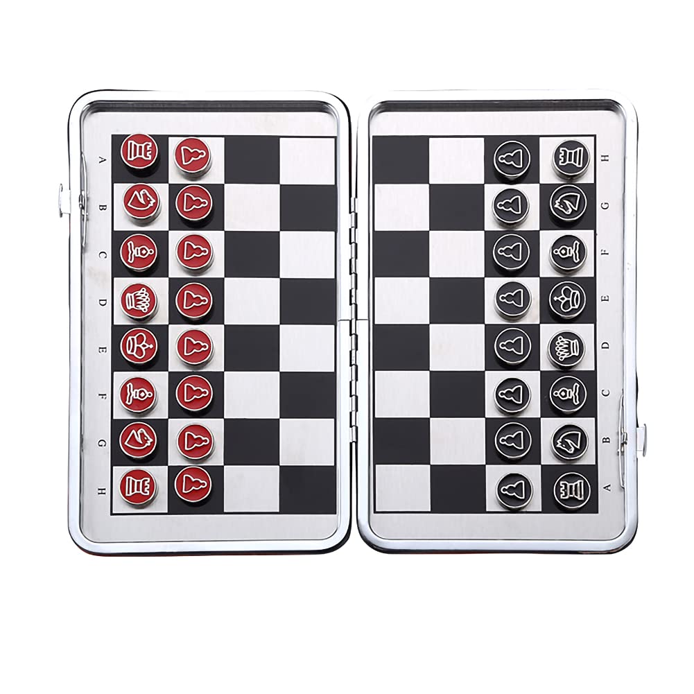 Mua Magnetic Chess Set, Handmade Mini Chess Set with Alloy Chess Pieces ...