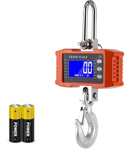 Luggage Scale Hyindoor 1000KG 2000LBS Aluminum Digital Crane Scale ...