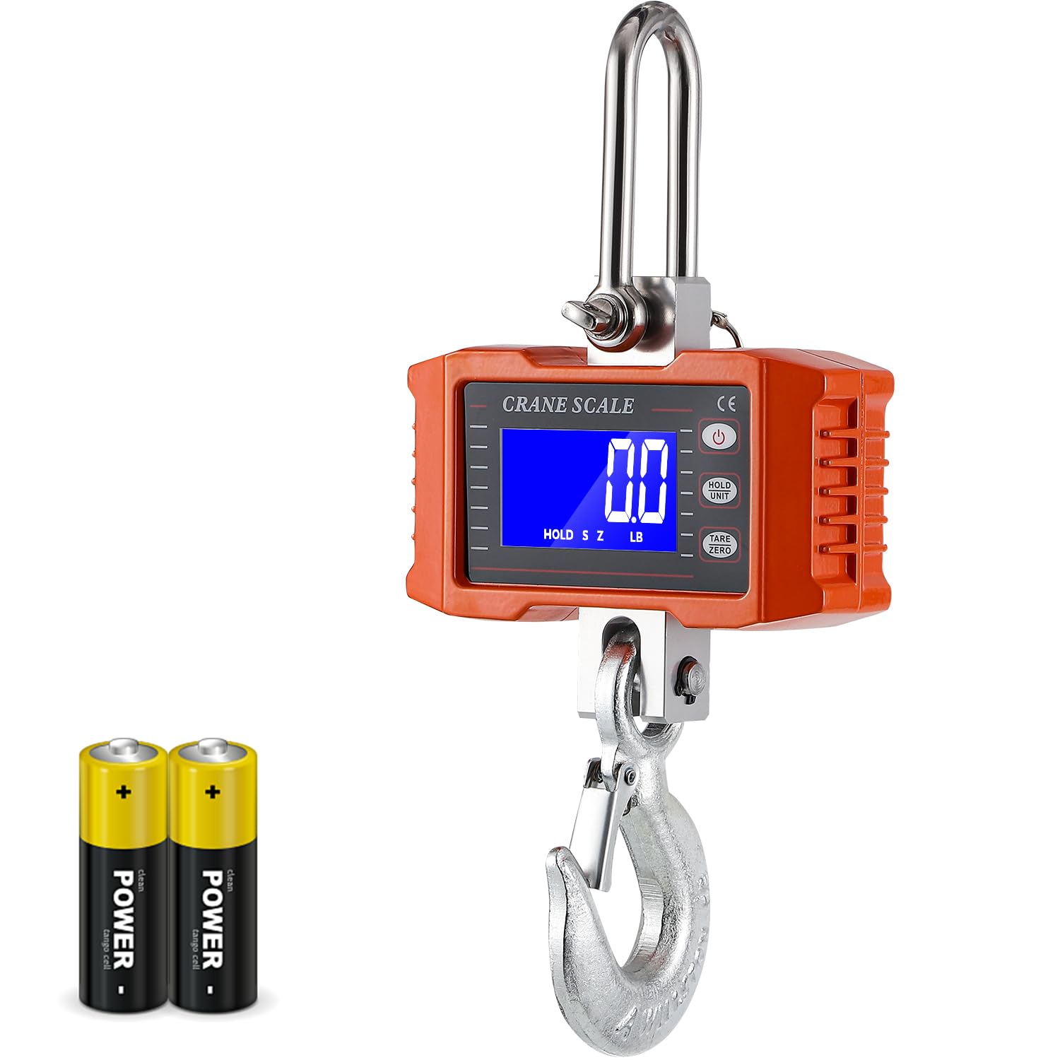 CGOLDENWALL Digital Crane Scale 2200lb Hanging Scale with Switchable kg ...