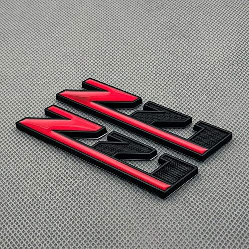PCFGSL Black Red Coated Metal Z71 Emblem Badge 3D Decal Nameplate ...