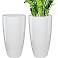 Amazon.com : Lucieblessdesign 21 inch Tall Planter, Indoor Outdoor ...