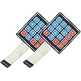 Amazon.com: DEVMO 2PCS 4 x 4 Matrix Array 16 Key Membrane Switch Keypad Keyboard Compatible with ...