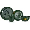 Amazon.com | Star Wars Boba Fett Mandalorian Dinnerware Dining Set ...