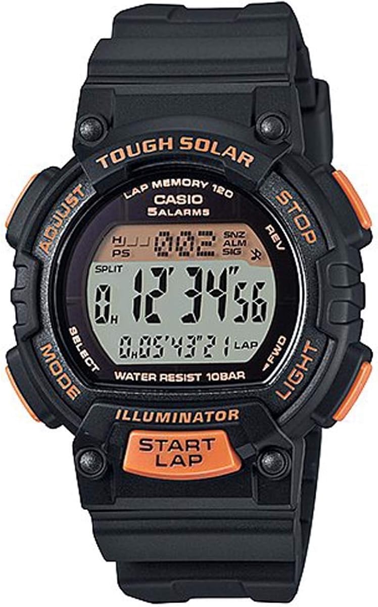 Casio Reloj Digital para Hombre de Energía Solar con Correa en Plástico ...