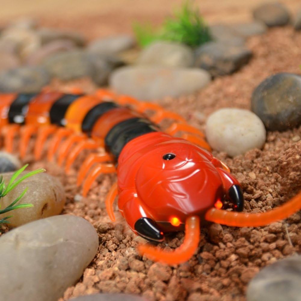 Baoer RC Simulation Centipede Insect Rechargeable Model Toy USB ...