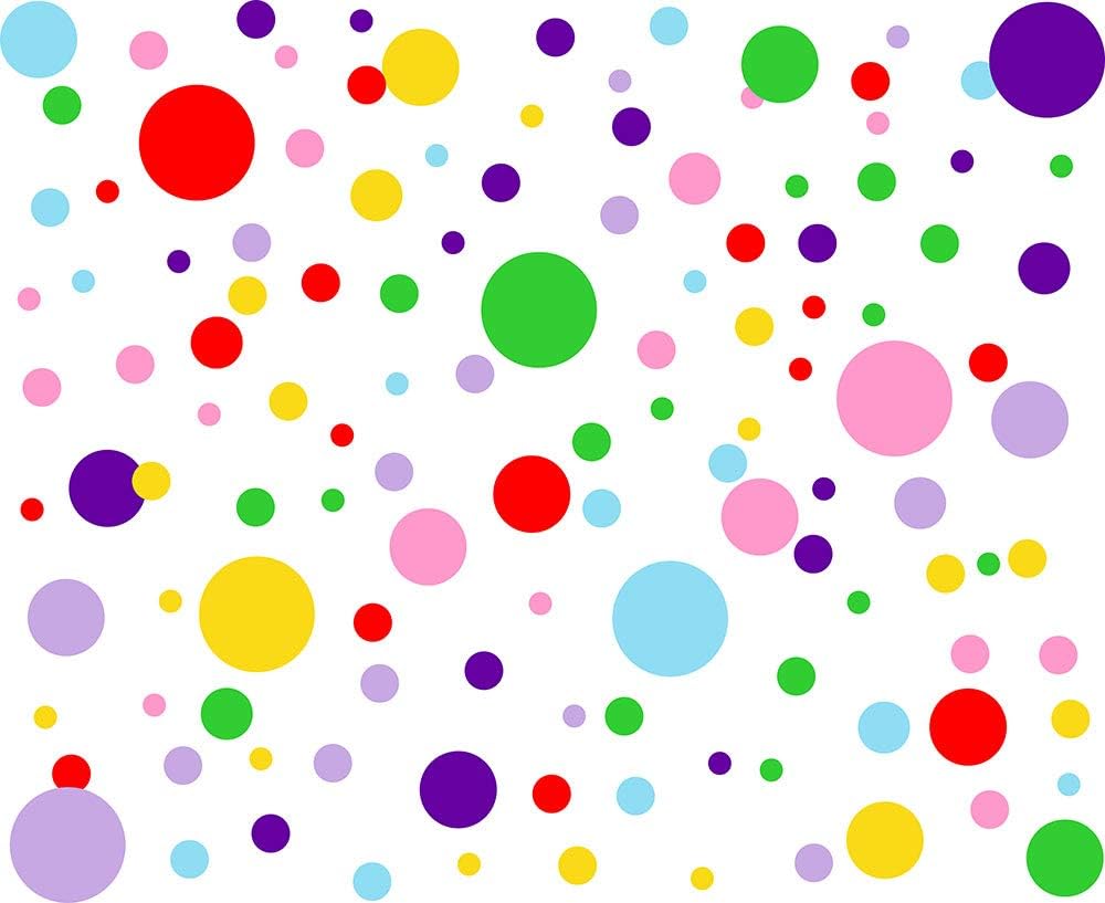 Polka Dots Wall Decals (259Dots) Vinyl Wall Stickers Dots Wall Decals ...
