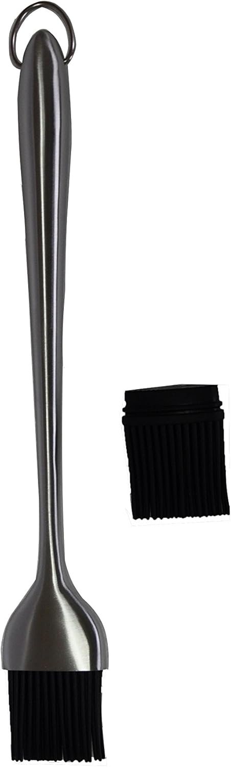 Amazon.com : BBQ Coverpro Silicone Basting Brush with 12 Inch Stainless ...