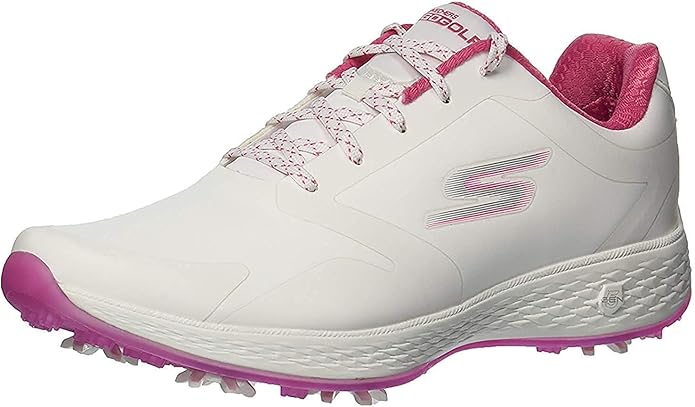 Skechers Women's Go Golf Pro Shoe, White/Pink, 4.5 UK: Amazon.co.uk ...